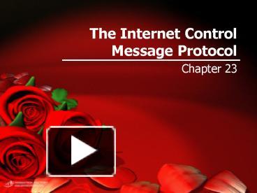 PPT – The Internet Control Message Protocol PowerPoint presentation ...