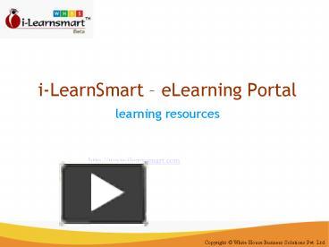 PPT – Learning Resources - ilearnsmart PowerPoint presentation | free ...