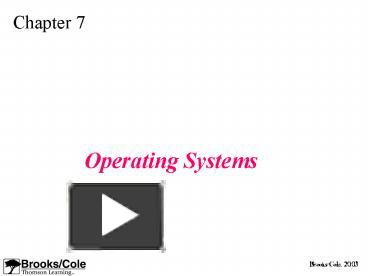 PPT – Operating Systems PowerPoint presentation | free to view - id ...