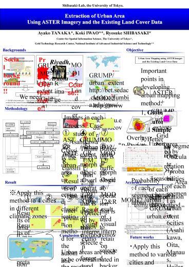 PPT – Extraction of Urban Area PowerPoint presentation | free to ...