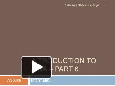 PPT – Introduction to Java PowerPoint presentation | free to view - id ...