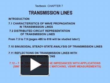 PPT – Textbook CHAPTER 7 PowerPoint presentation | free to view - id ...