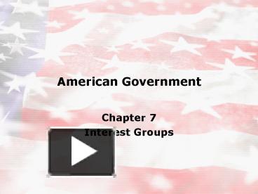 PPT – American Government PowerPoint presentation | free to view - id ...