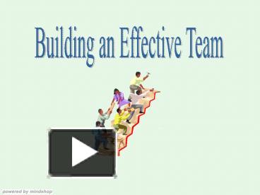 Building an Effective Team presentation | free to view
