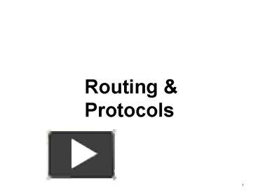 Routing presentation | free to download