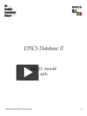 PPT – EPICS Database II PowerPoint presentation | free to download - id ...