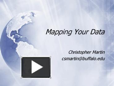 PPT – Mapping Your Data PowerPoint presentation | free to view - id ...