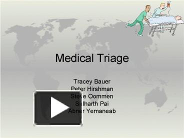 Medical Triage presentation | free to view