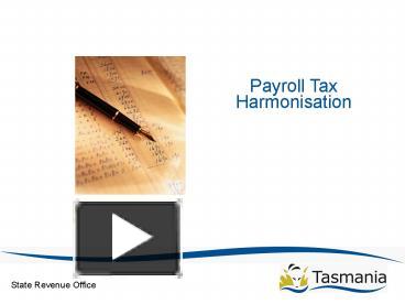 PPT – Payroll Tax Harmonisation PowerPoint presentation | free to view ...