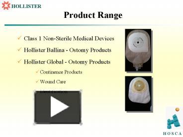 Product Range presentation | free to view