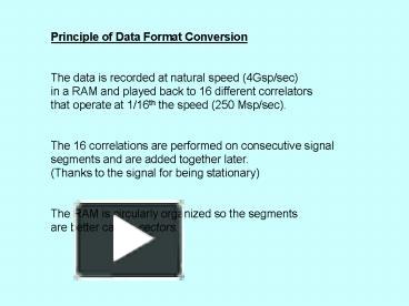 PPT – Principle of Data Format Conversion PowerPoint presentation ...
