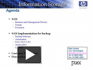 PPT – SAN PowerPoint presentation | free to view - id: 14586f-Yjk4M