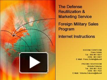 EUCOM CENTCOM presentation | free to view