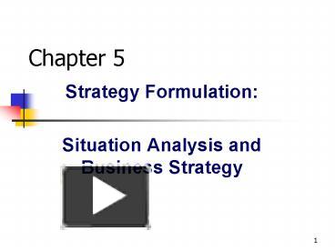 PPT – Strategy Formulation: PowerPoint presentation | free to view - id ...
