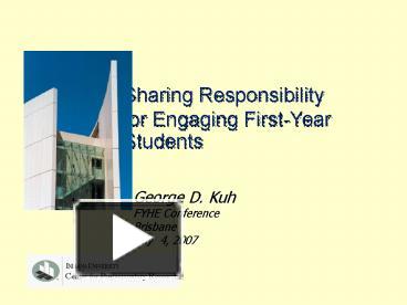 PPT – Sharing Responsibility PowerPoint presentation | free to view ...