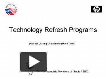 Technology Refresh Programs presentation | free to view