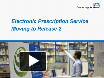 PPT – Electronic Prescription Service PowerPoint presentation | free to ...
