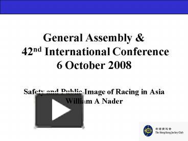 General Assembly presentation | free to download