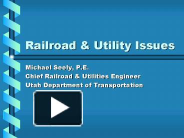 Railroad presentation | free to view