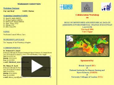 Collaboration Workshop presentation | free to view