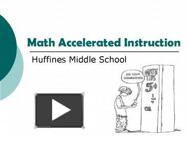 PPT – Math Accelerated Instruction PowerPoint presentation | free to ...