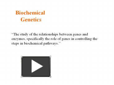 PPT – Biochemical PowerPoint presentation | free to download - id ...