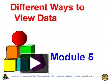 PPT – Module 5 PowerPoint presentation | free to view - id: 14778a-ZjI1O