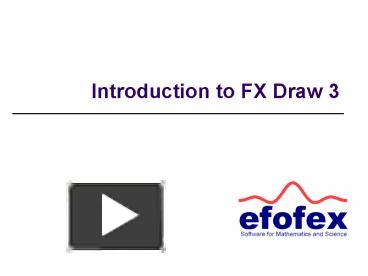 Introduction to FX Draw 3 presentation | free to view