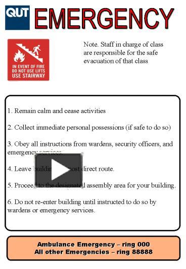 PPT – EMERGENCY PowerPoint presentation | free to view - id: 147ca6-MDFiM