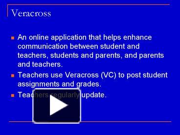 Veracross presentation | free to view