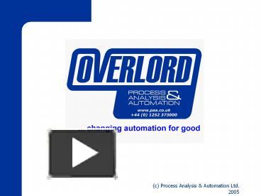 PPT – OVERLORD PowerPoint presentation | free to view - id: 14885c-Yzk0N