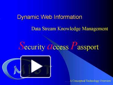 PPT – Dynamic Web Information PowerPoint presentation | free to view ...
