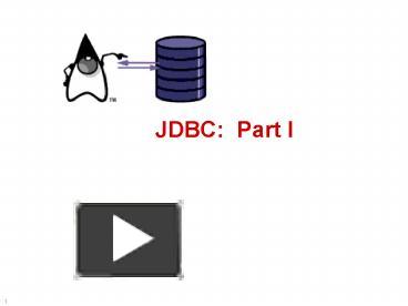 PPT – JDBC: Part I PowerPoint presentation | free to download - id ...