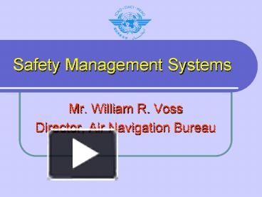 Safety Management Systems presentation | free to view