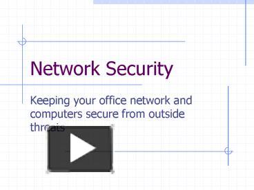 PPT – Network Security PowerPoint presentation | free to view - id ...