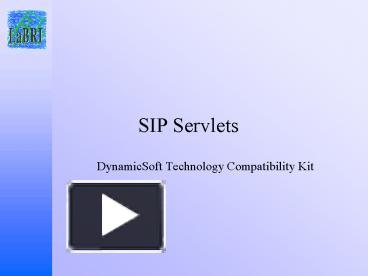 PPT – SIP Servlets PowerPoint presentation | free to view - id: 14a1aa ...