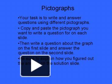 Pictographs presentation | free to view