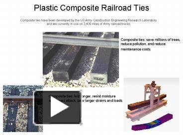 Plastic Composite Railroad Ties presentation | free to view