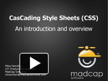 PPT – CSS Overview PowerPoint presentation | free to download - id ...