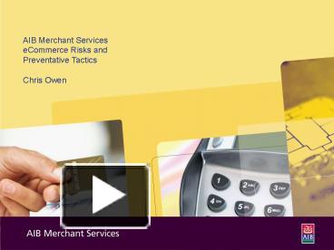 AIB Merchant Services presentation | free to view