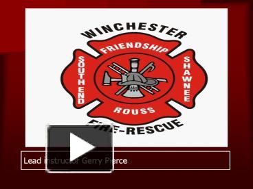 PPT – Lead instructor Gerry Pierce PowerPoint presentation | free to ...