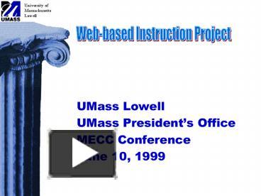 UMass Lowell presentation | free to view