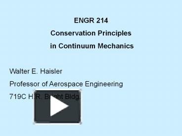 PPT – ENGR 214 PowerPoint presentation | free to view - id: 14be0f-NWYyZ