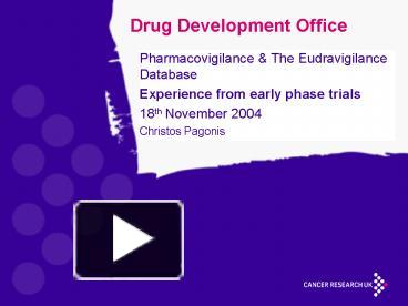 PPT – Drug Development Office PowerPoint presentation | free to view ...