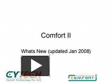 PPT – Comfort II PowerPoint presentation | free to view - id: 14c005-MmQ3M
