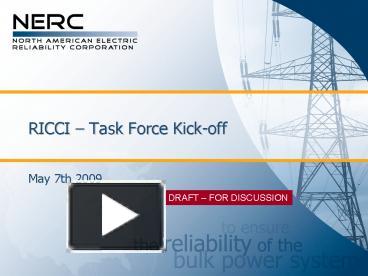 PPT – RICCI Task Force Kickoff PowerPoint presentation | free to view ...