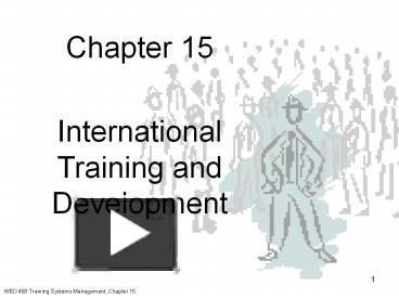 PPT – International Training and Development PowerPoint presentation ...