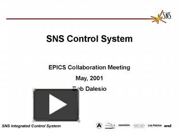PPT – NSNS Integrated Control System PowerPoint presentation | free to ...