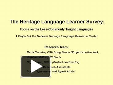 PPT – Results of UCLA PowerPoint presentation | free to download - id ...