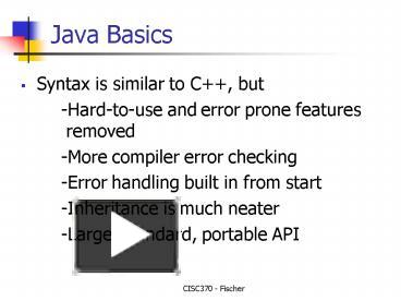 PPT – Java Basics PowerPoint presentation | free to download - id ...